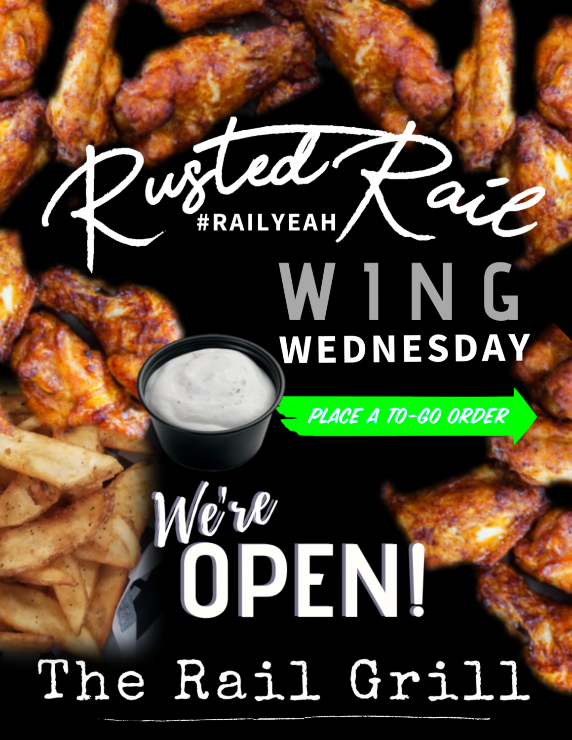 Grill: Wing Wednesdays - Rusted Rail Golf Club