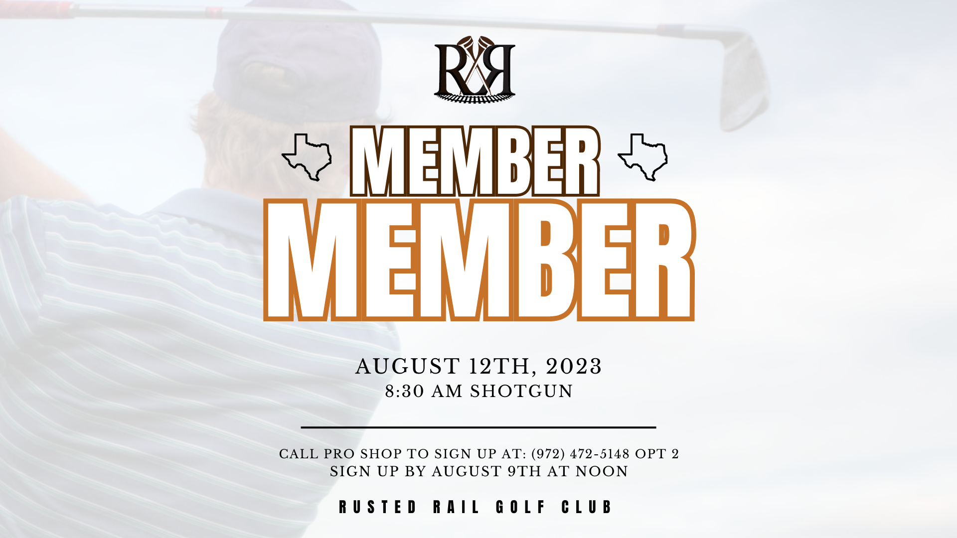 Member/Member Golf Championship - Rusted Rail Golf Club